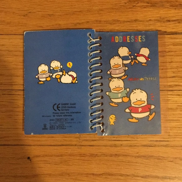 Sanrio | Other | Nwt Blue Sanrio Pekkle Address Book | Poshmark